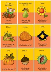 I have, who has? – Autumn – Zaubereinmaleins Shop