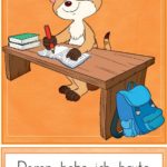 Buttonvorlage zum Ausmalen: Erdmännchen – Zaubereinmaleins Shop