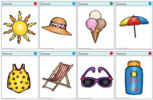 Vokabelkarten Sommer – Zaubereinmaleins Shop