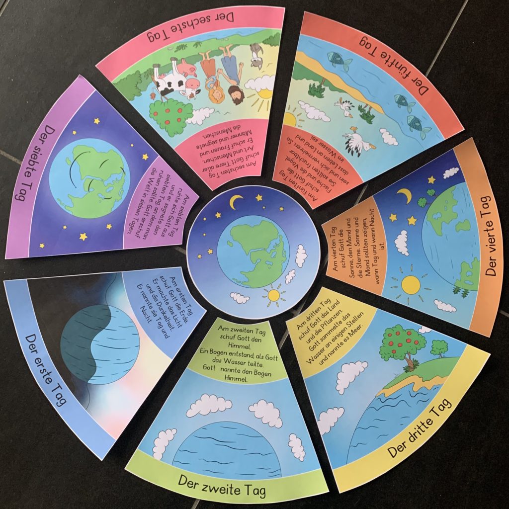 Bildkarten Sankt Martin DIN A4 – Zaubereinmaleins Shop