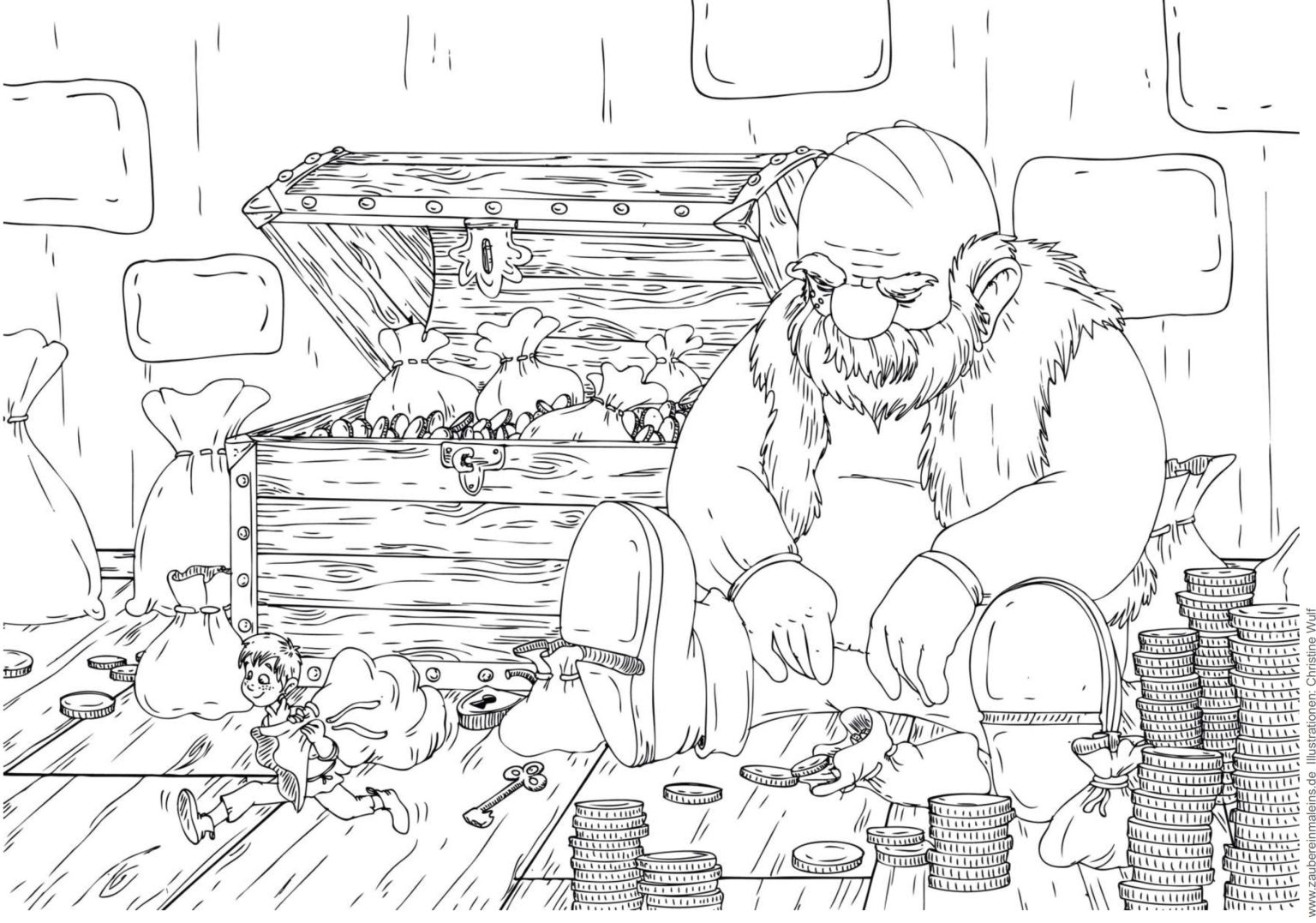 Bildserie: Hans und die Bohnenranke – Zaubereinmaleins Shop