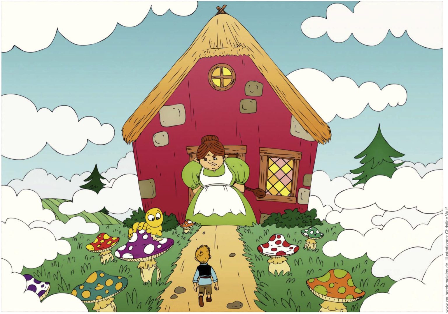 Bildserie: Hans und die Bohnenranke – Zaubereinmaleins Shop