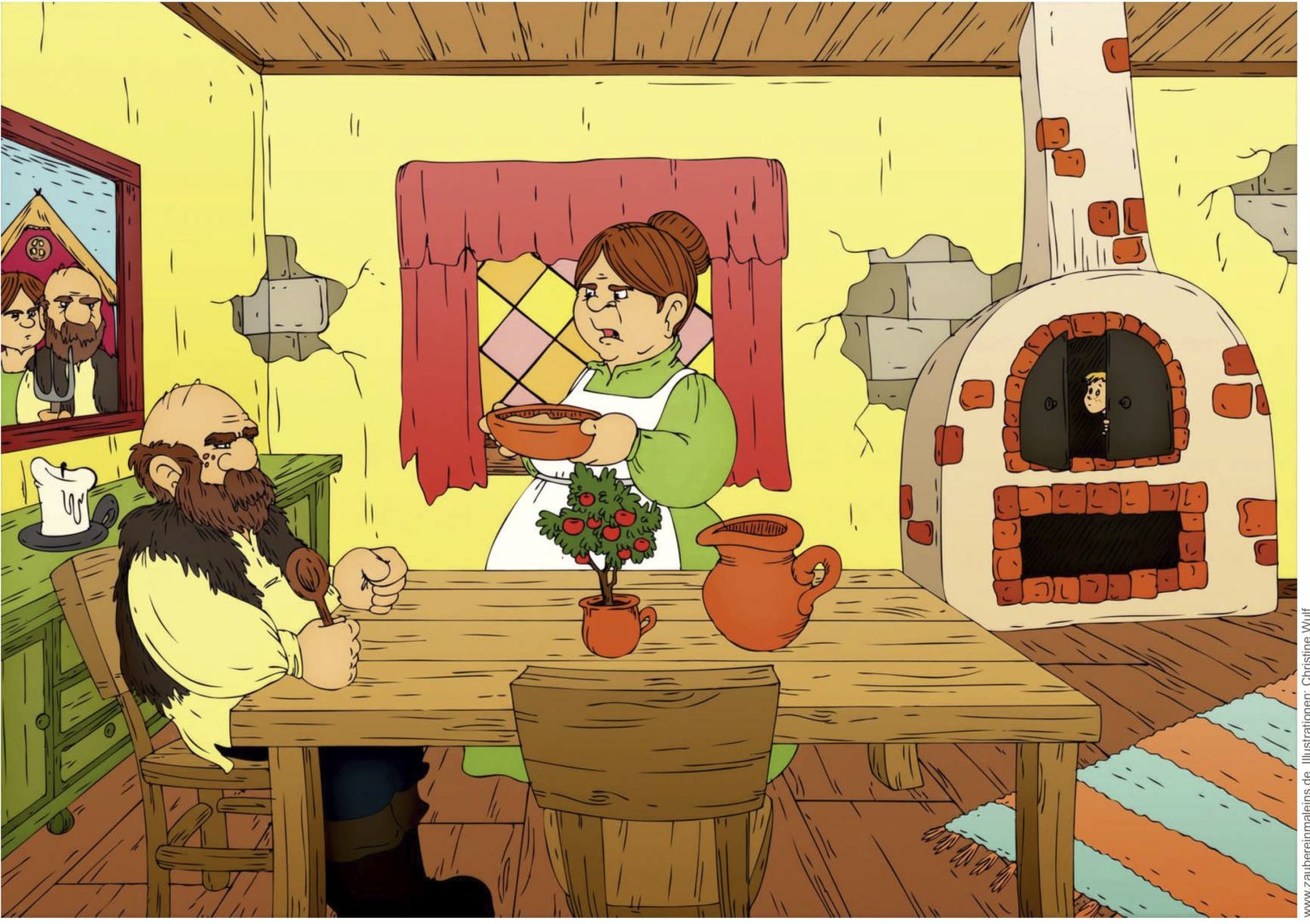 Bildserie: Hans und die Bohnenranke – Zaubereinmaleins Shop