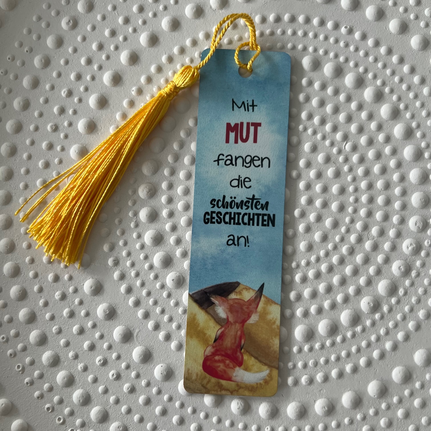 Lesezeichen (Alu) – Die schönsten Geschichten – Zaubereinmaleins Shop