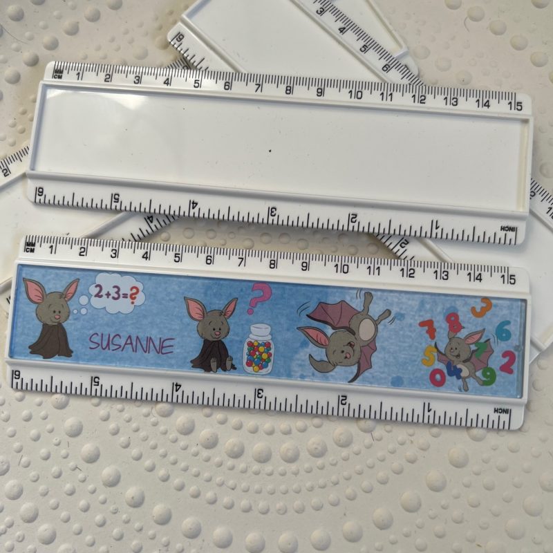 8 Lineale zum Selbstgestalten (Probierset) – Zaubereinmaleins Shop