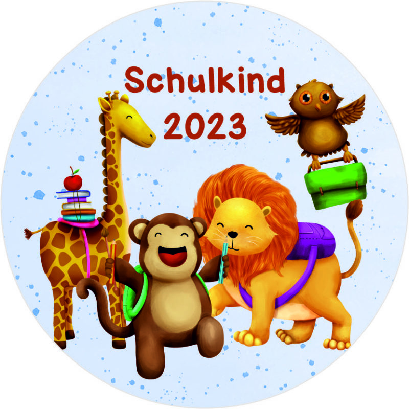 Buttonvorlage: Schulkind 2023 – Zaubereinmaleins Shop