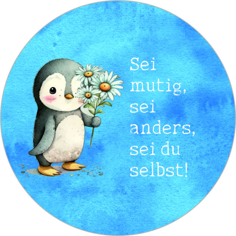 Buttonvorlage: Sei mutig – Zaubereinmaleins Shop