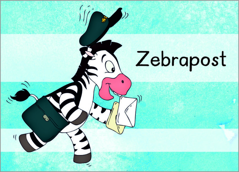 Vorlage: Zebrapost – Zaubereinmaleins Shop