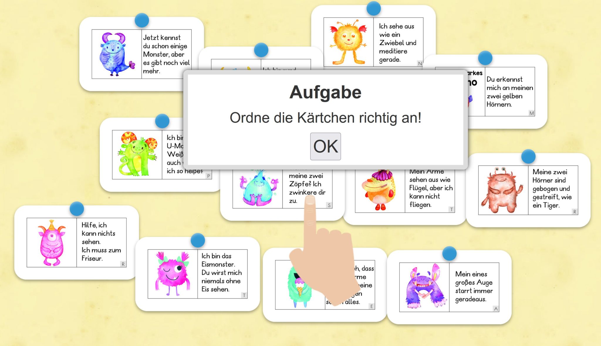 Lesedomino analog und digital: Monster – Zaubereinmaleins Shop