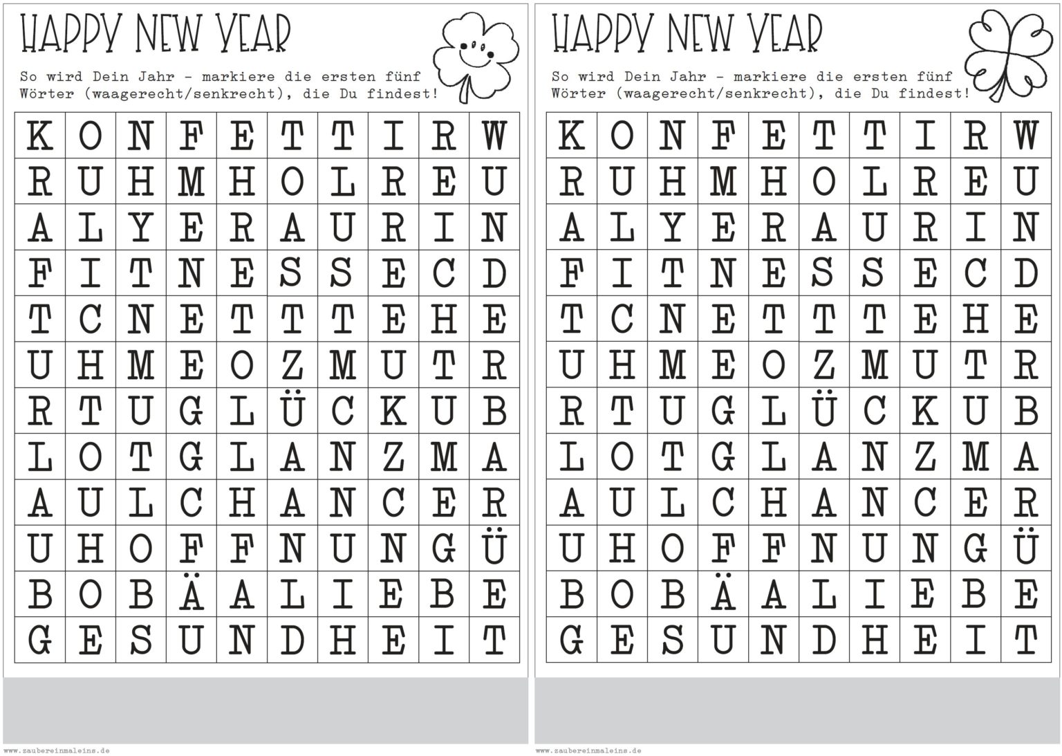 new year – Zaubereinmaleins Shop